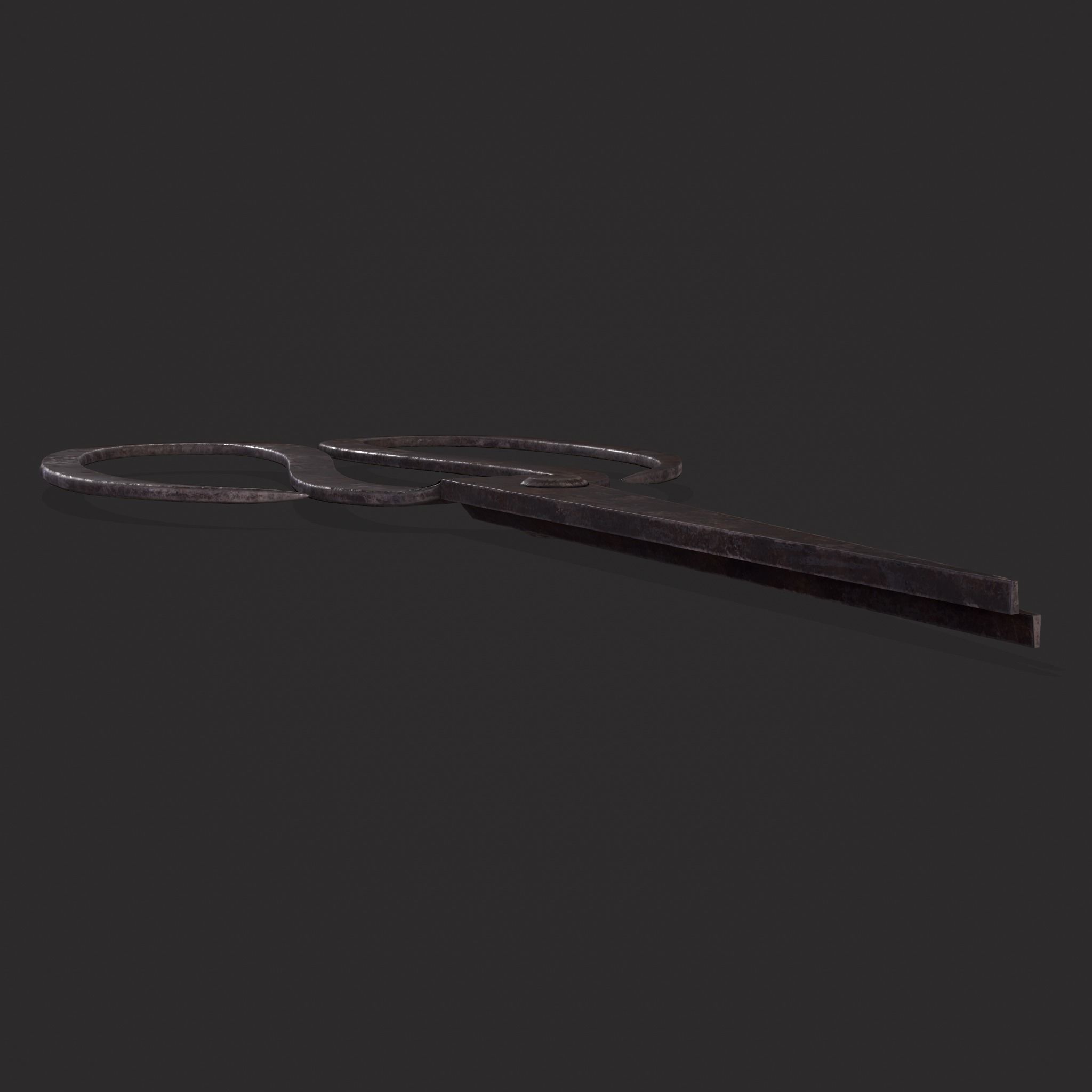 3D model Medieval Leather Shears VR / AR / low-poly | CGTrader