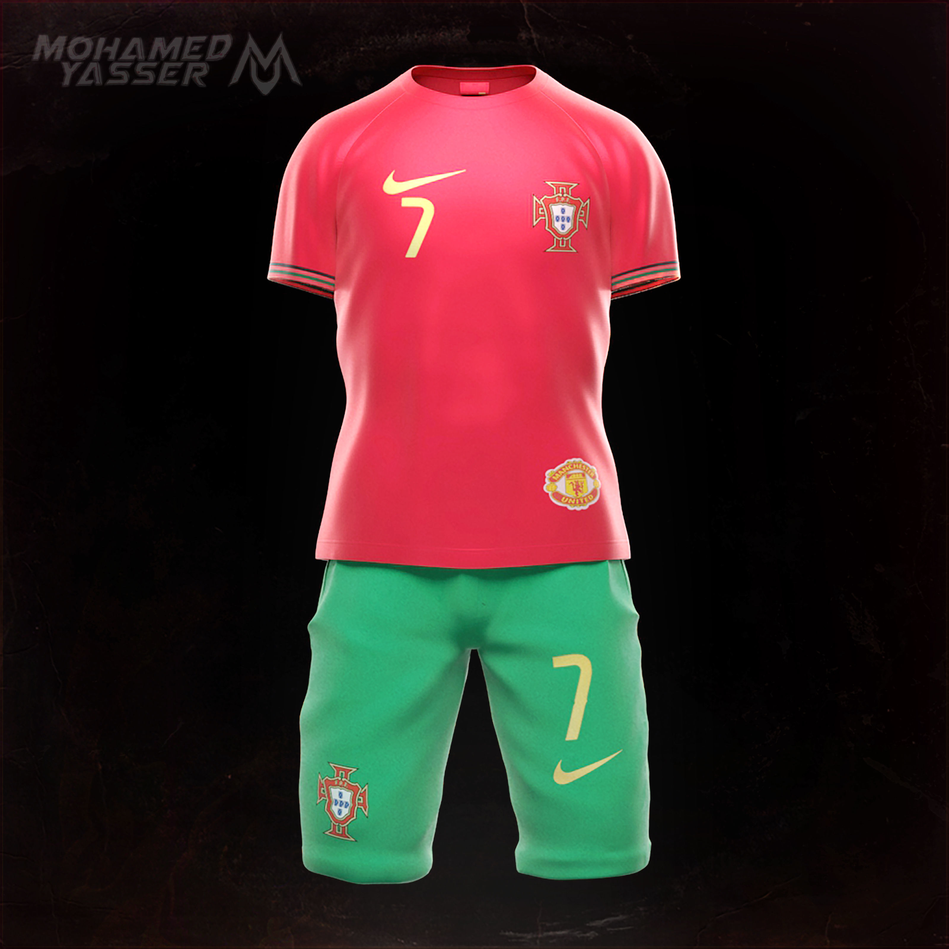 3D model Ishowspeed Portugal football kit VR / AR / low-poly | CGTrader