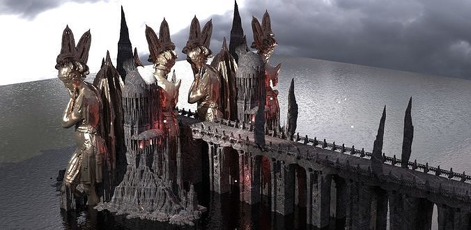 Apollo Sun God Temple 1 3D model | CGTrader