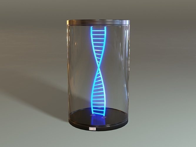 3D model DNA lamp VR / AR / low-poly | CGTrader