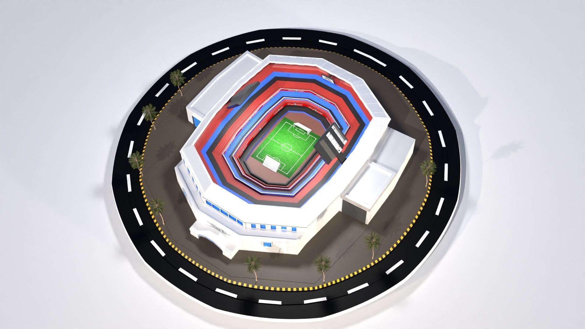 Soccer-Stadium 3D Model free 3D model | CGTrader