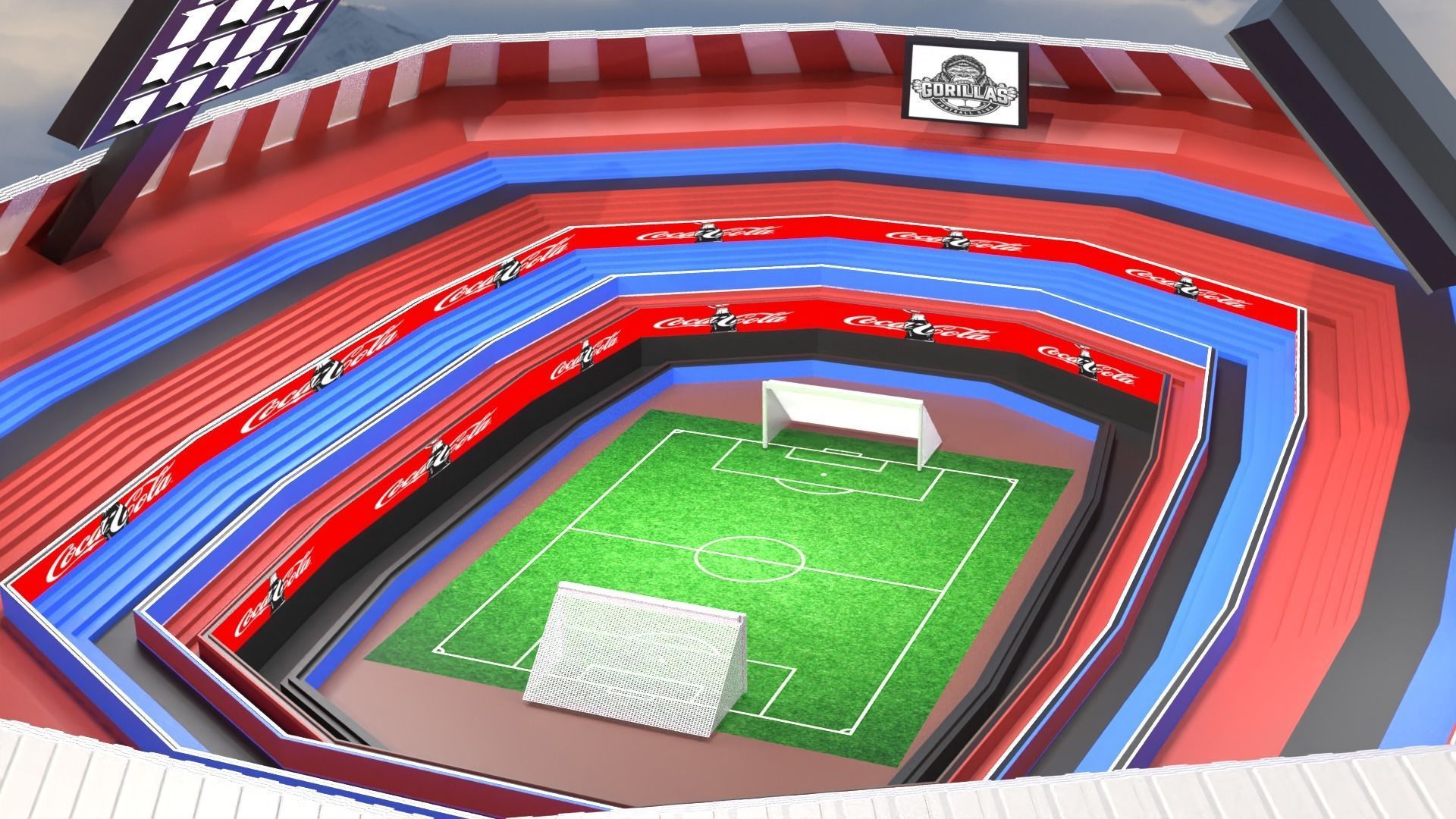 Soccer-Stadium 3D Model stadium free 3D model | CGTrader