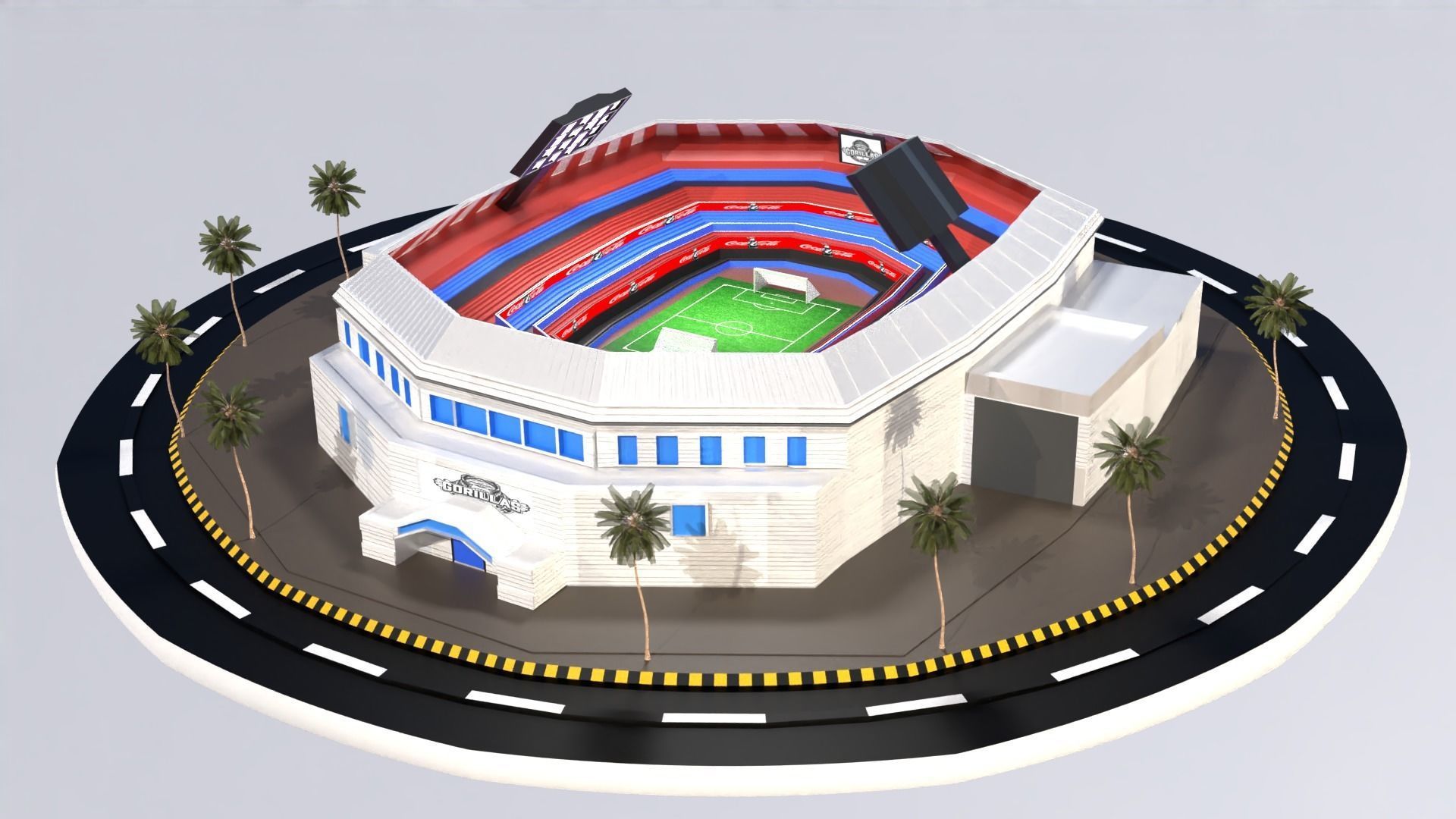 Soccer-Stadium 3D Model stadium free 3D model | CGTrader