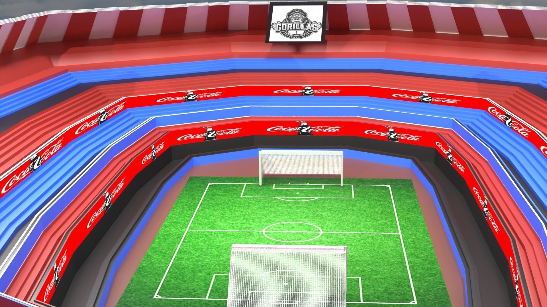 Soccer-Stadium 3D Model free 3D model | CGTrader