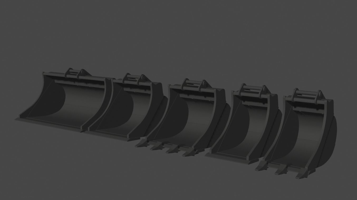 Bucket Pack 3D model rigged | CGTrader