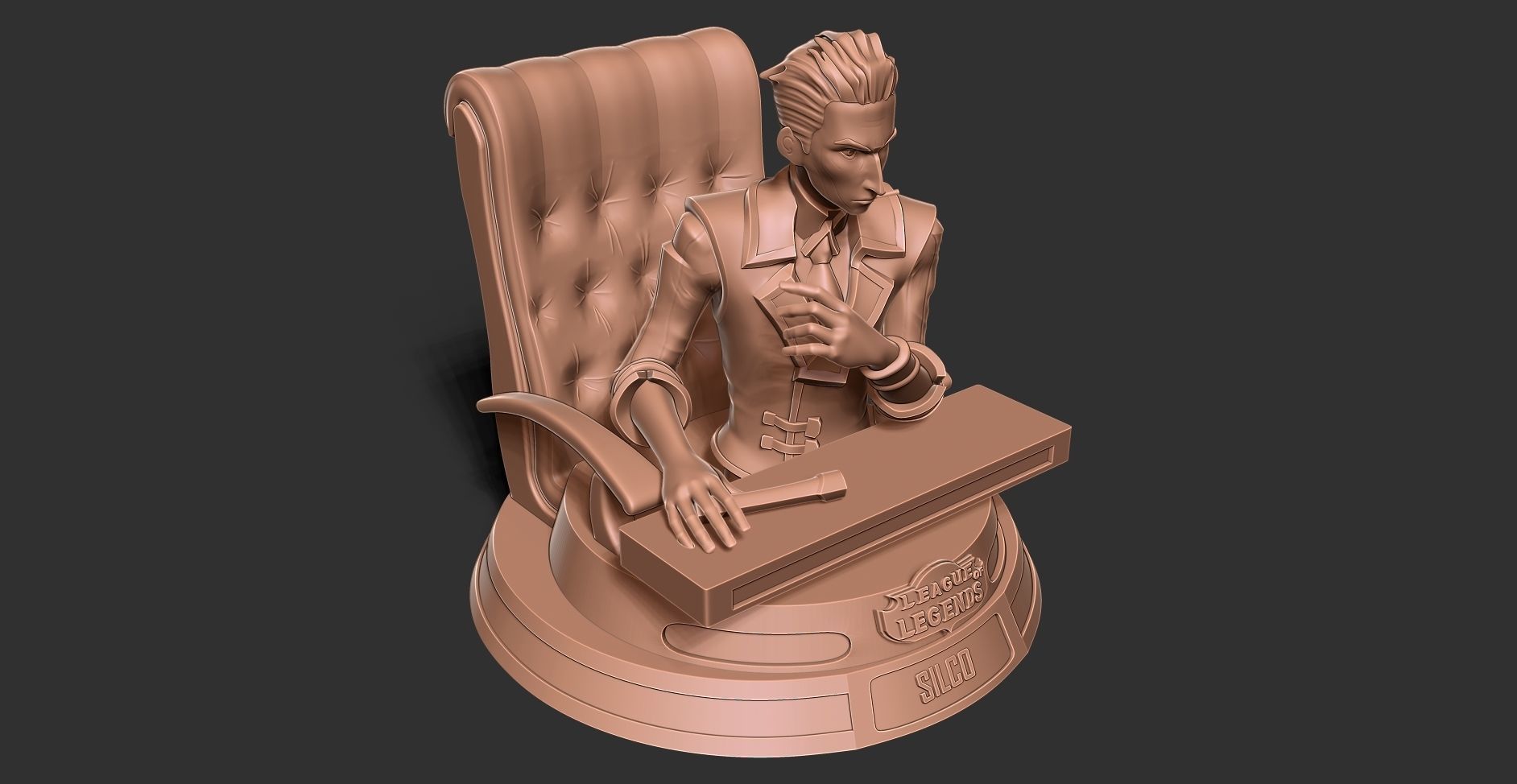 Silco bust - Arcane Fanart 3D model 3D printable | CGTrader