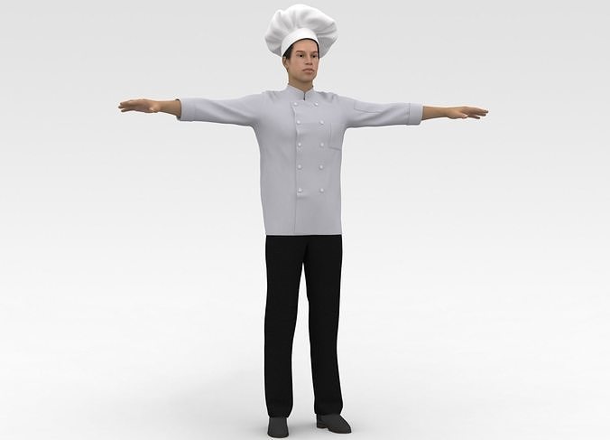 Restaurant Chef 3D model | CGTrader