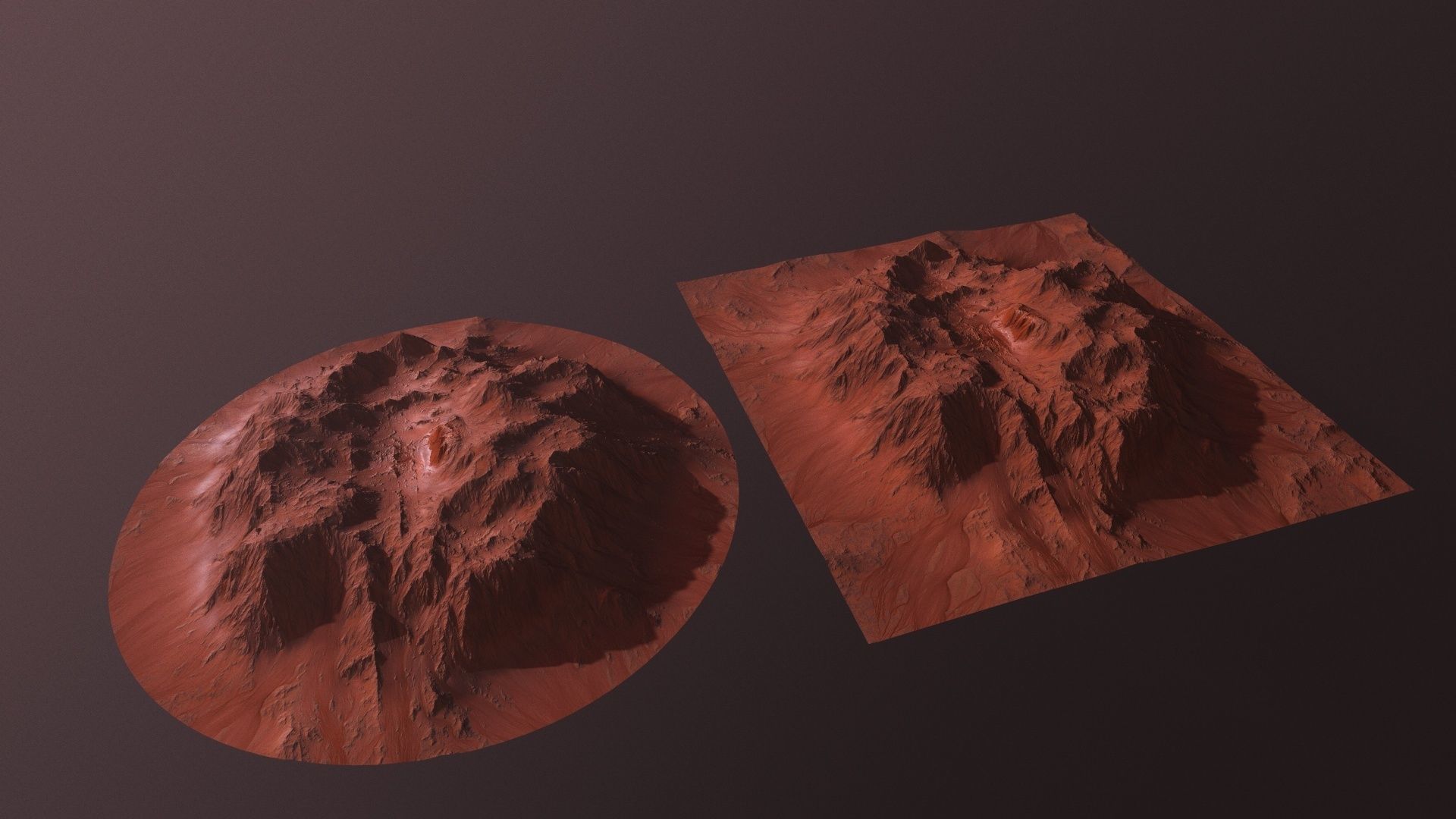 3D model Mars Landscapes Collection VR / AR / low-poly | CGTrader