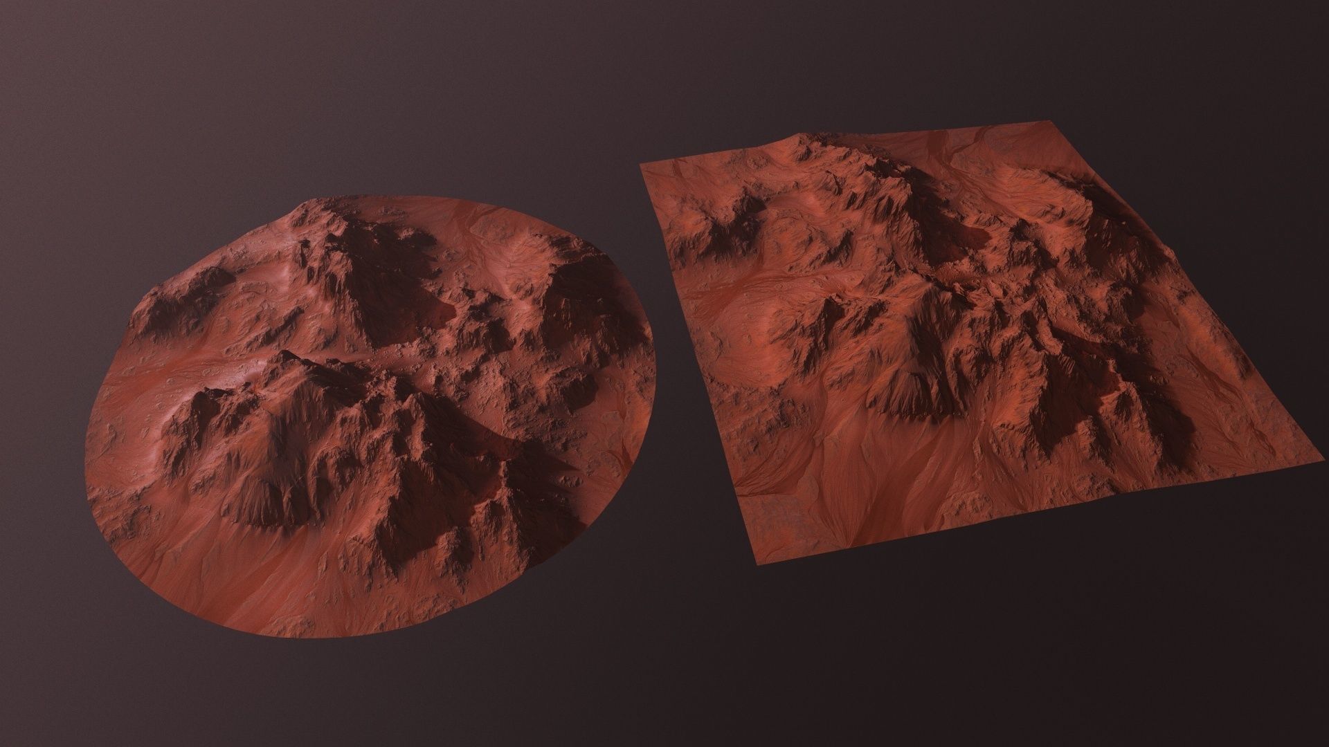 3D model Mars Landscapes Collection VR / AR / low-poly | CGTrader