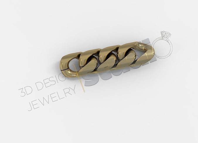 Miami cuban chain 3d model 3D model 3D printable | CGTrader