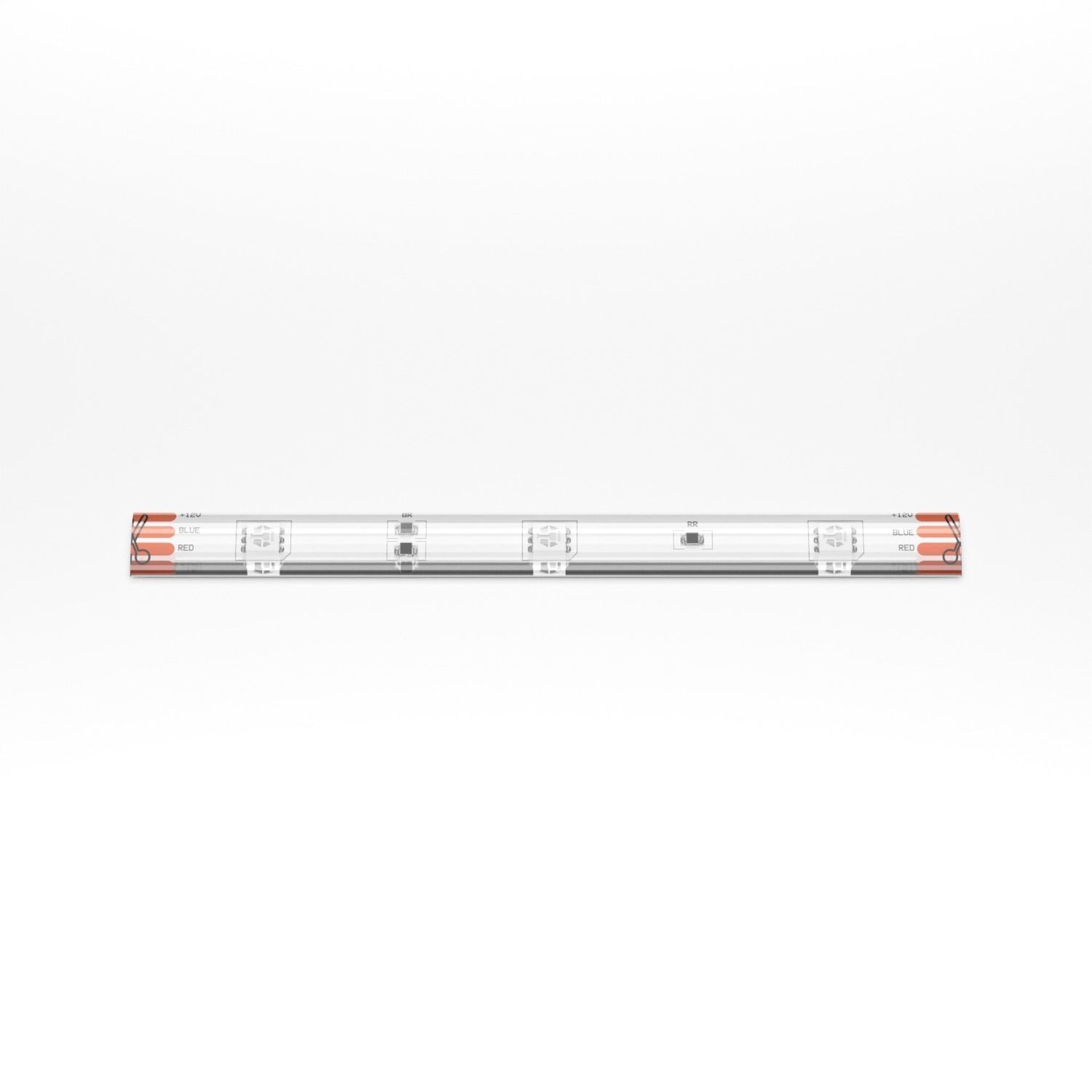 Led strip Section 3D model | CGTrader