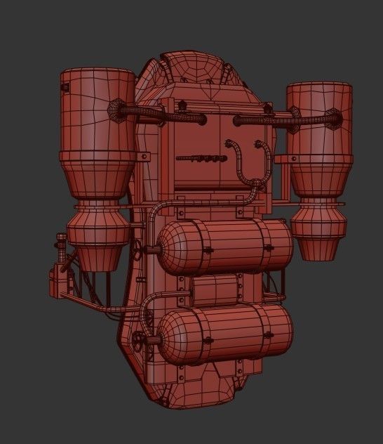 3D model Jetpack VR / AR / low-poly | CGTrader