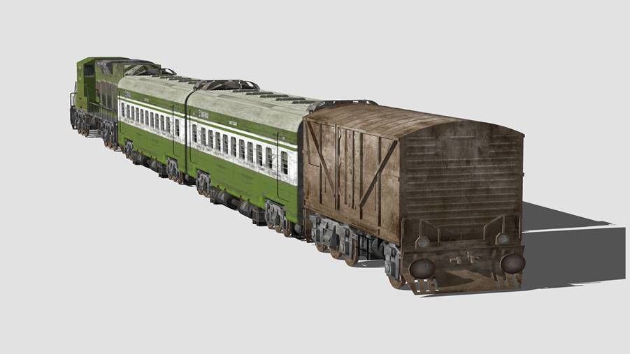 3D model Pak Railway Trainz VR / AR / low-poly | CGTrader