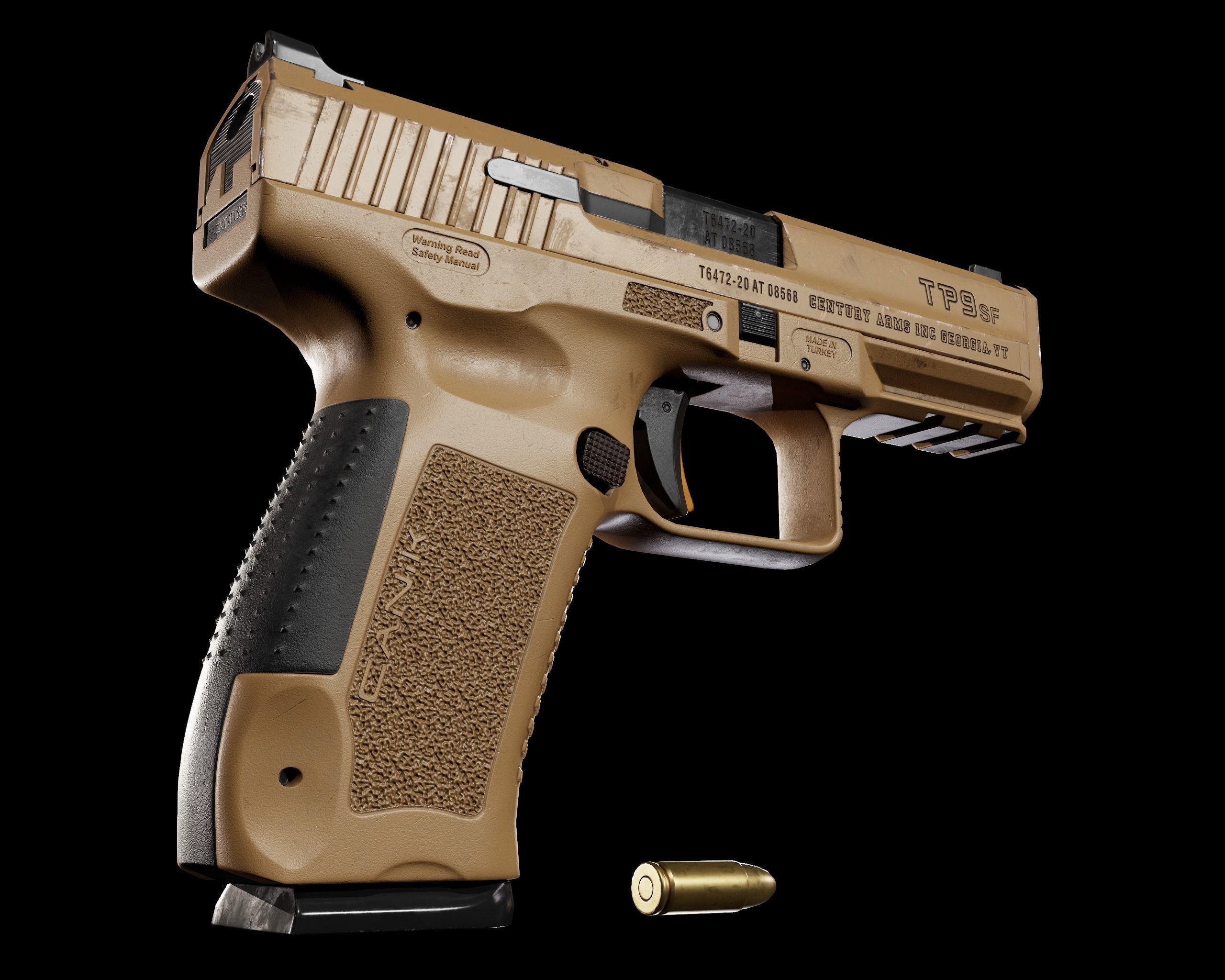 3D model Canik TP9SF VR / AR / low-poly | CGTrader