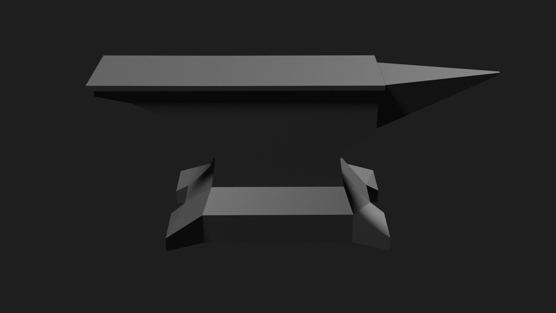 3D model Lowpoly Anvil VR / AR / low-poly | CGTrader