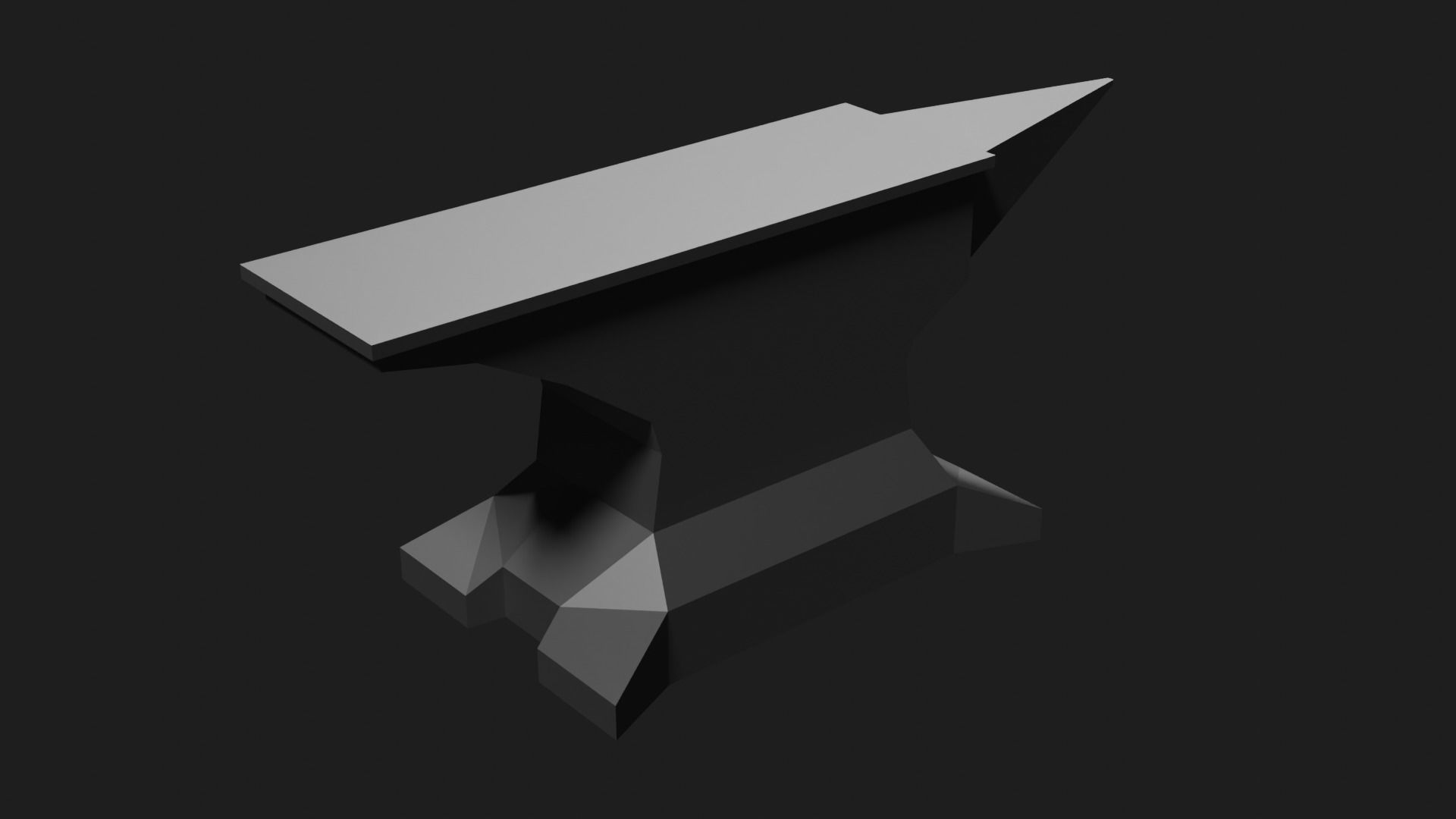 3D model Lowpoly Anvil VR / AR / low-poly | CGTrader