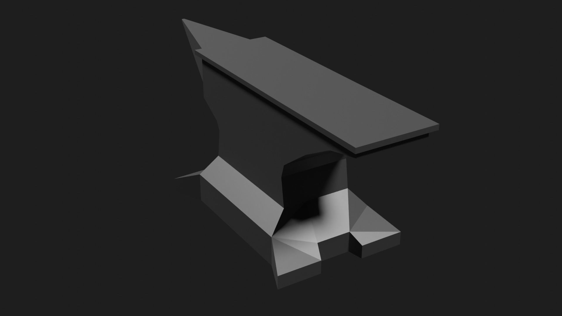 3D model Lowpoly Anvil VR / AR / low-poly | CGTrader