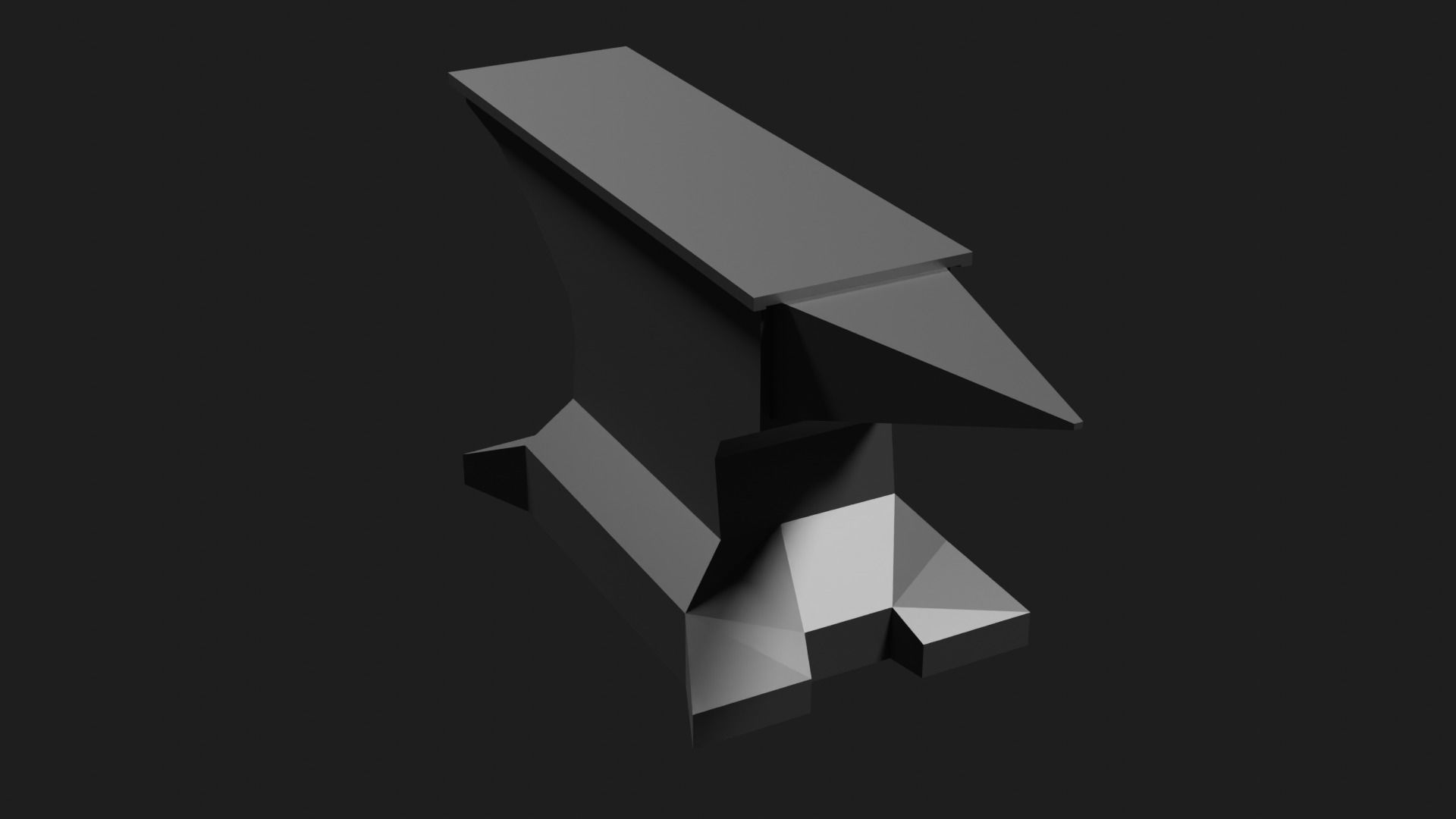 3D model Lowpoly Anvil VR / AR / low-poly | CGTrader