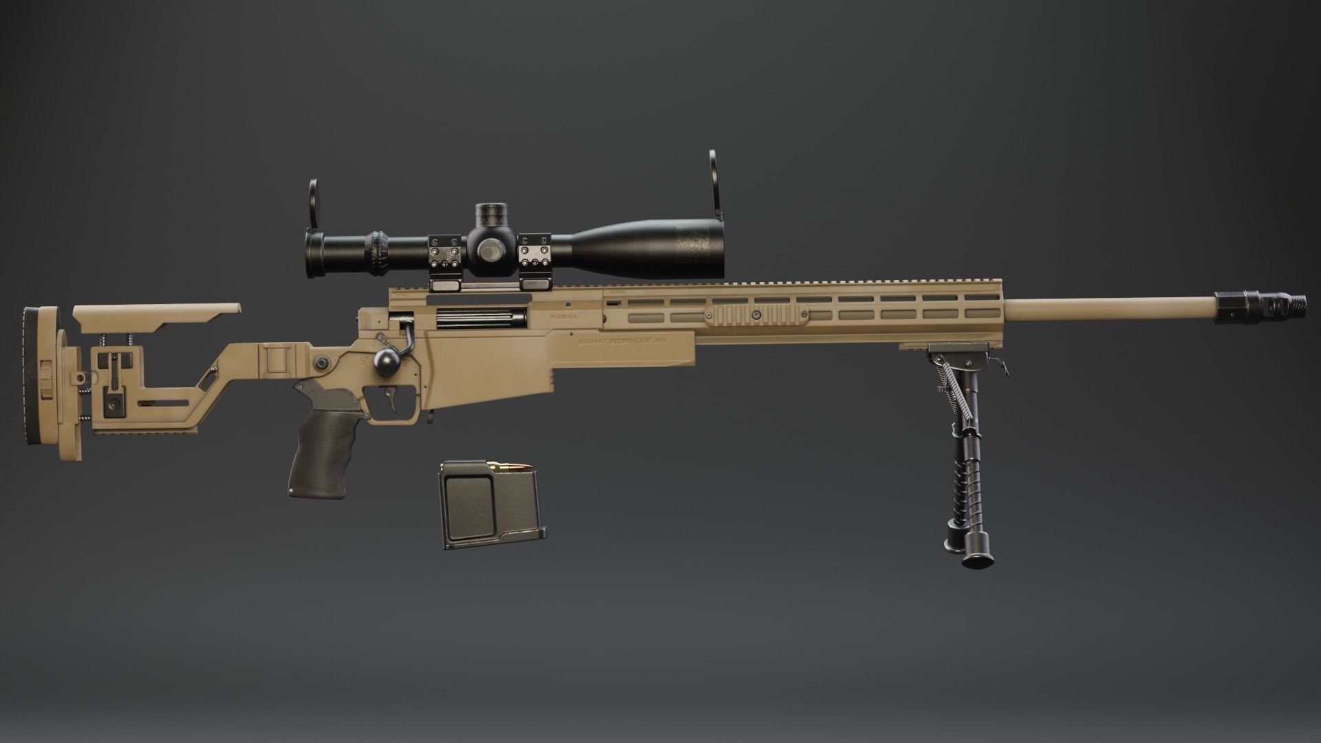 3D model ASR AX-MKIII VR / AR / low-poly | CGTrader