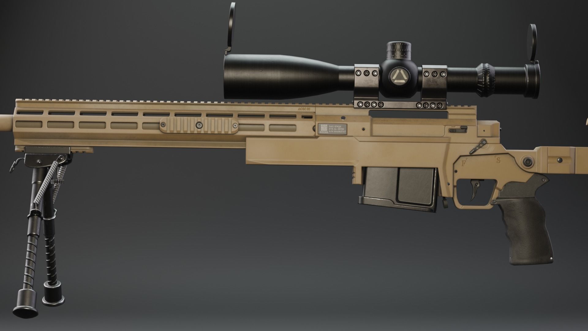 3D model ASR AX-MKIII VR / AR / low-poly | CGTrader