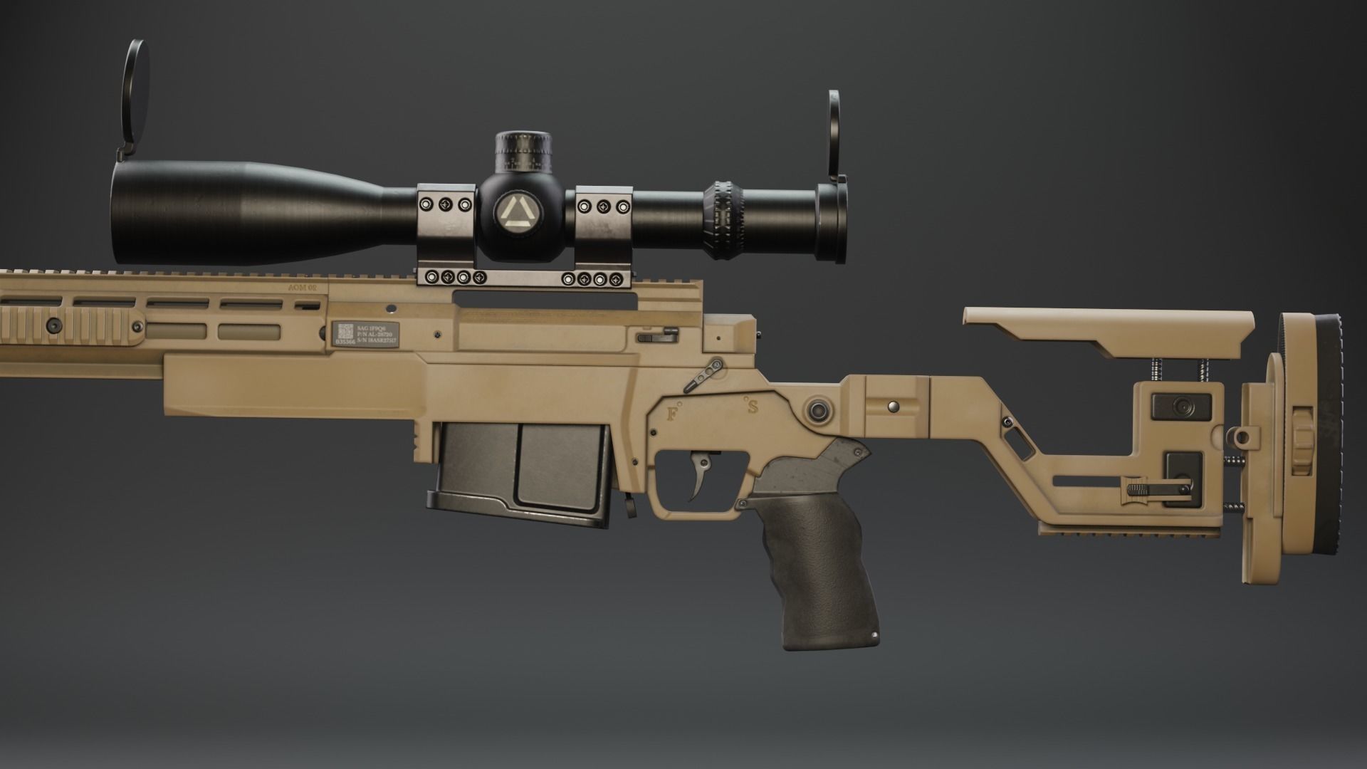 3D model ASR AX-MKIII VR / AR / low-poly | CGTrader