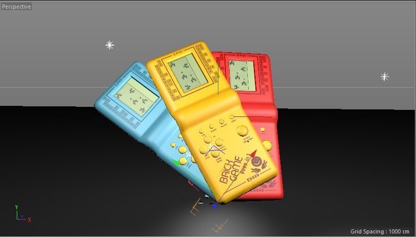 classic-Brick retro game 3D model | CGTrader