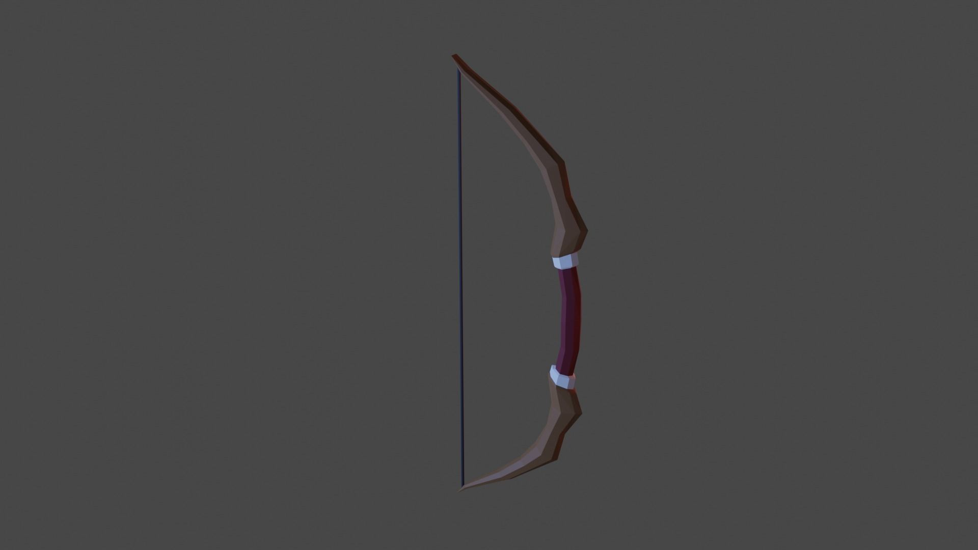 Low Poly Bow 3D model | CGTrader