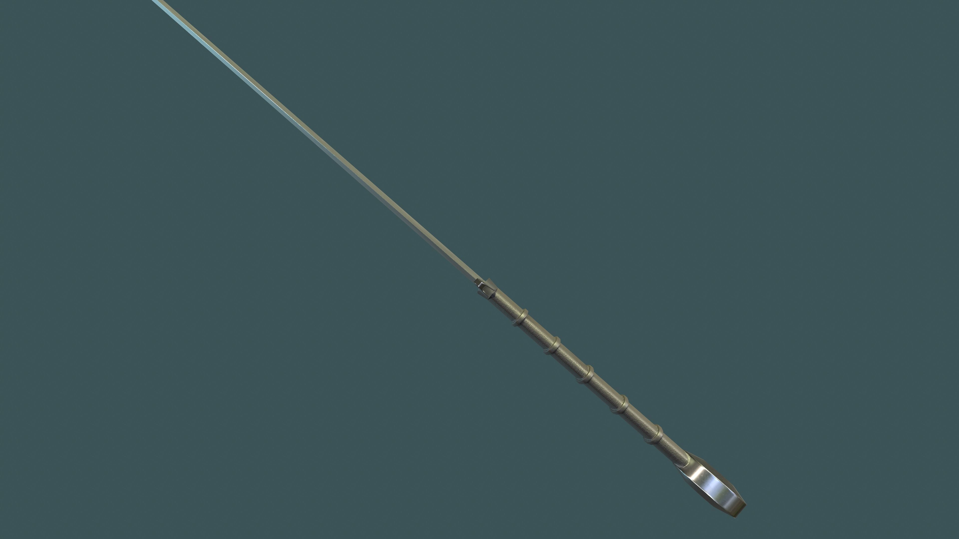 3D model Albion Alexandria Medieval Sword PBR game ready VR / AR / low ...