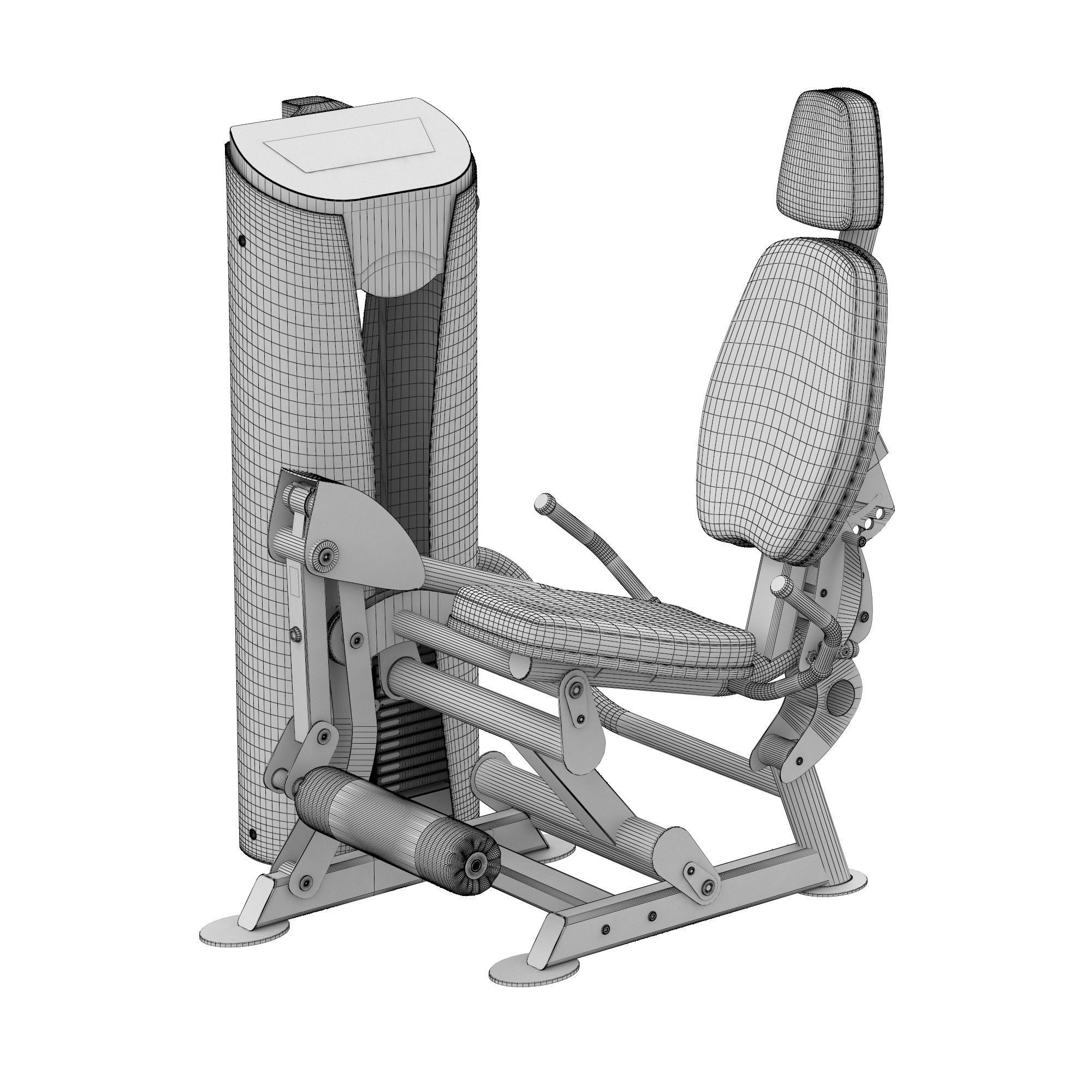 RS-1401 LEG EXTENSION 3D model | CGTrader