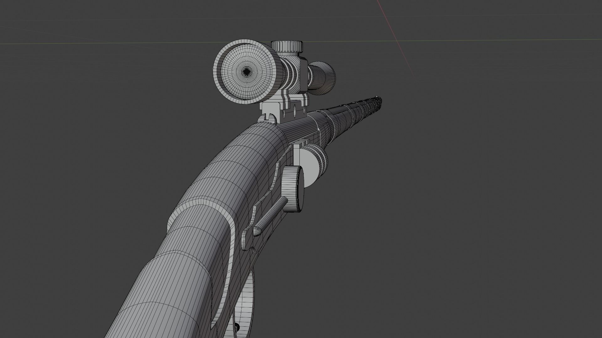 Tusken Cycler Rifle B 3D model | CGTrader
