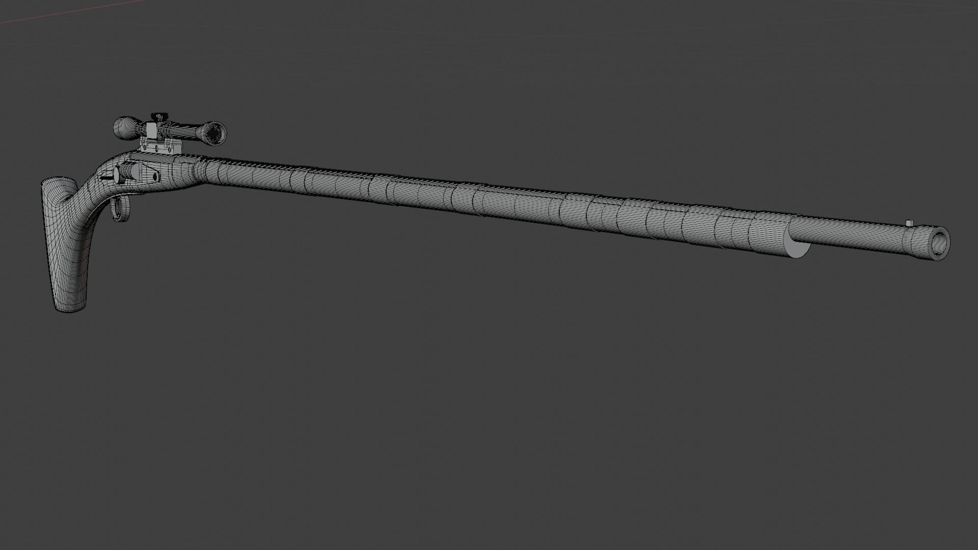 Tusken Cycler Rifle B 3D model | CGTrader