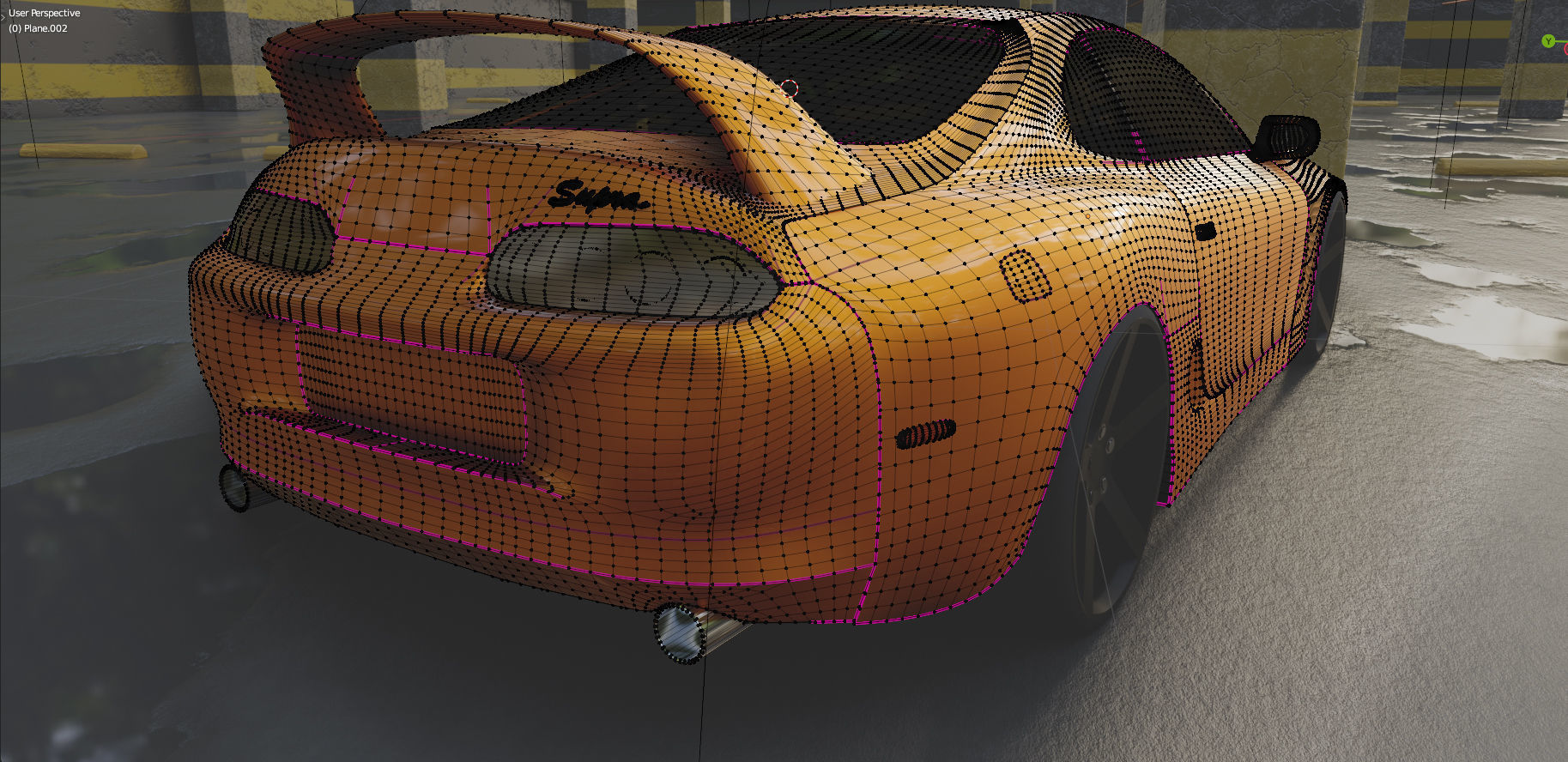 Toyota Supra A80 2002 3D model | CGTrader