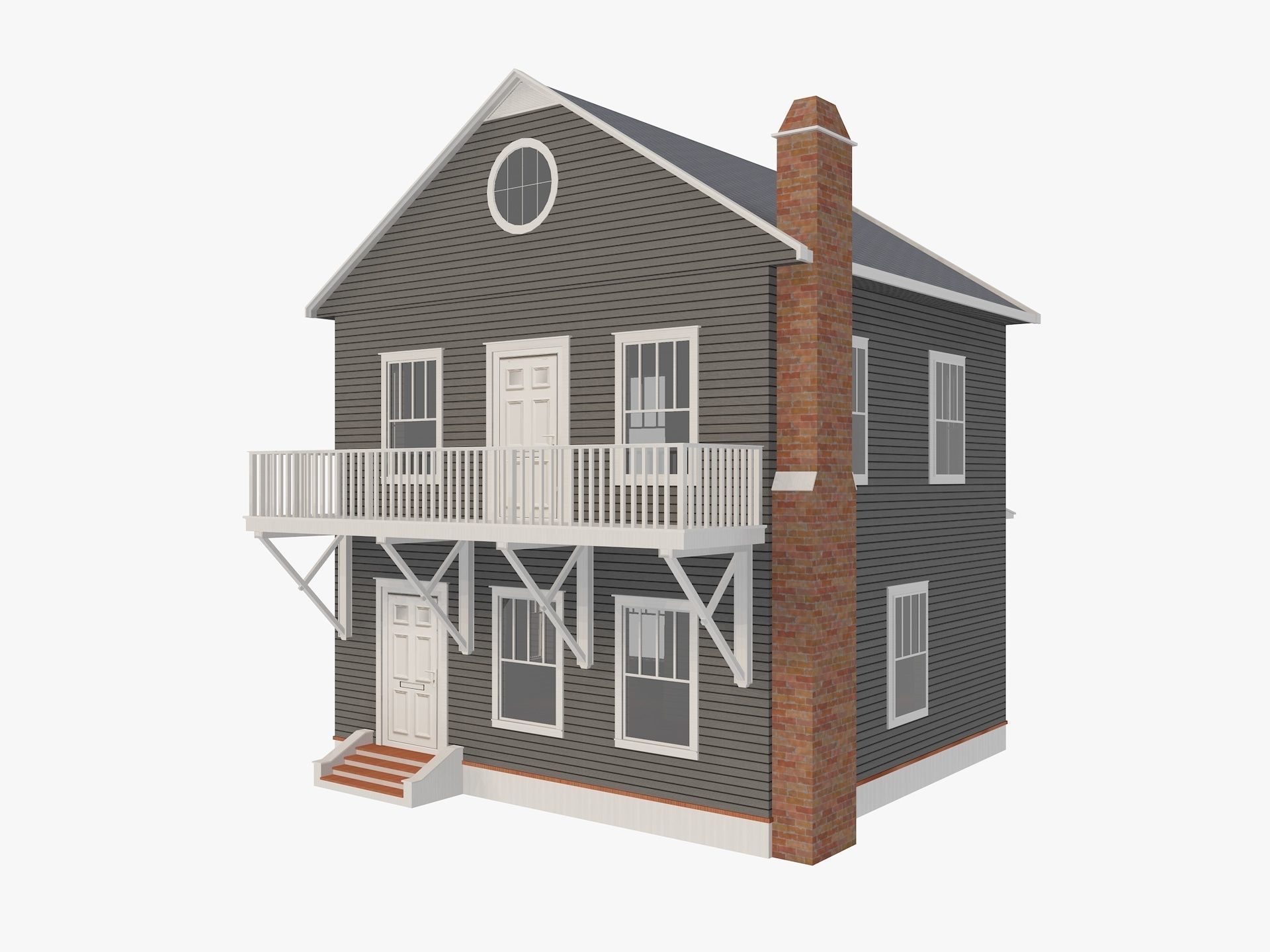 House Collection 24 Low Poly 3D model | CGTrader