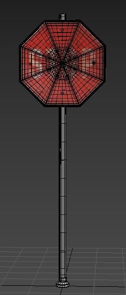 Road Sing STOP 3D model | CGTrader