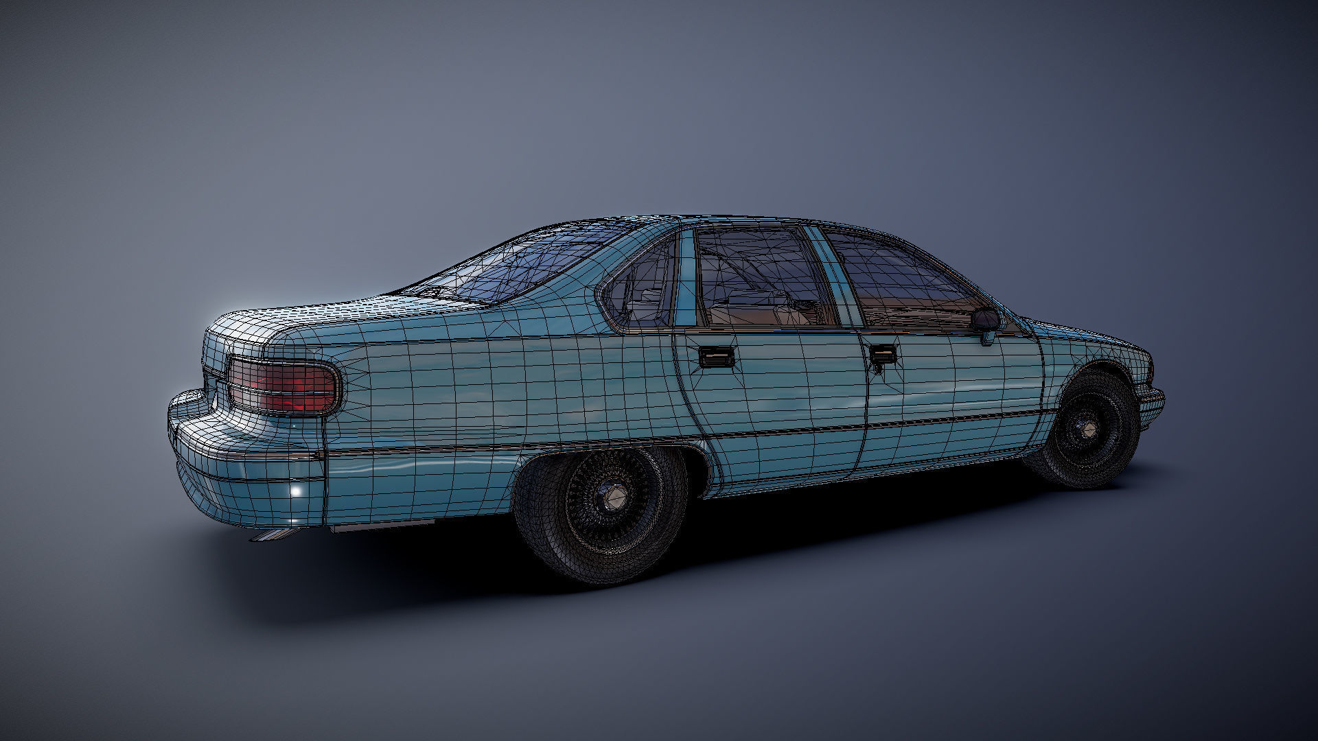 3D model 90s generic sedan VR / AR / low-poly | CGTrader