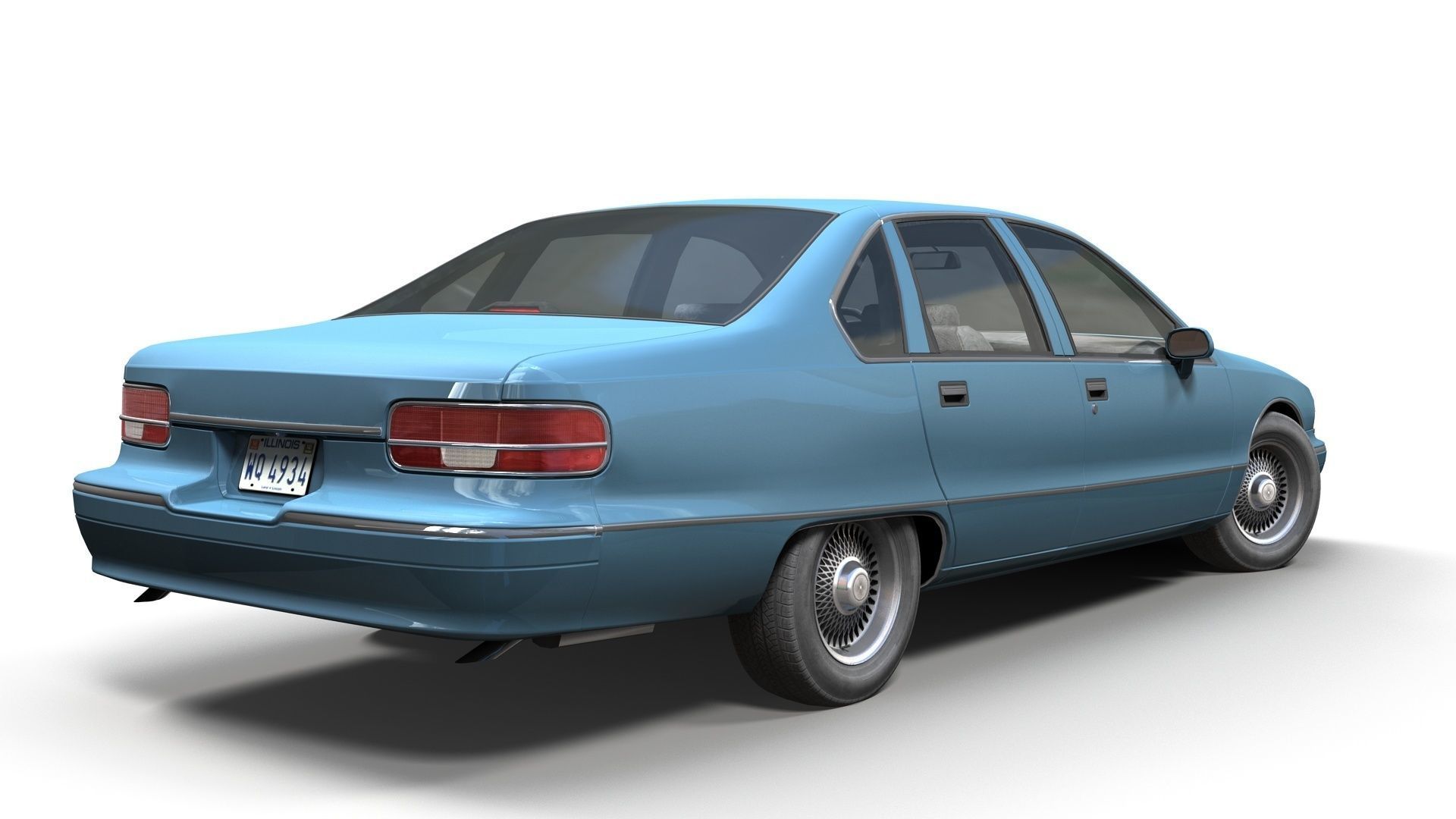 3D model 90s generic sedan VR / AR / low-poly | CGTrader