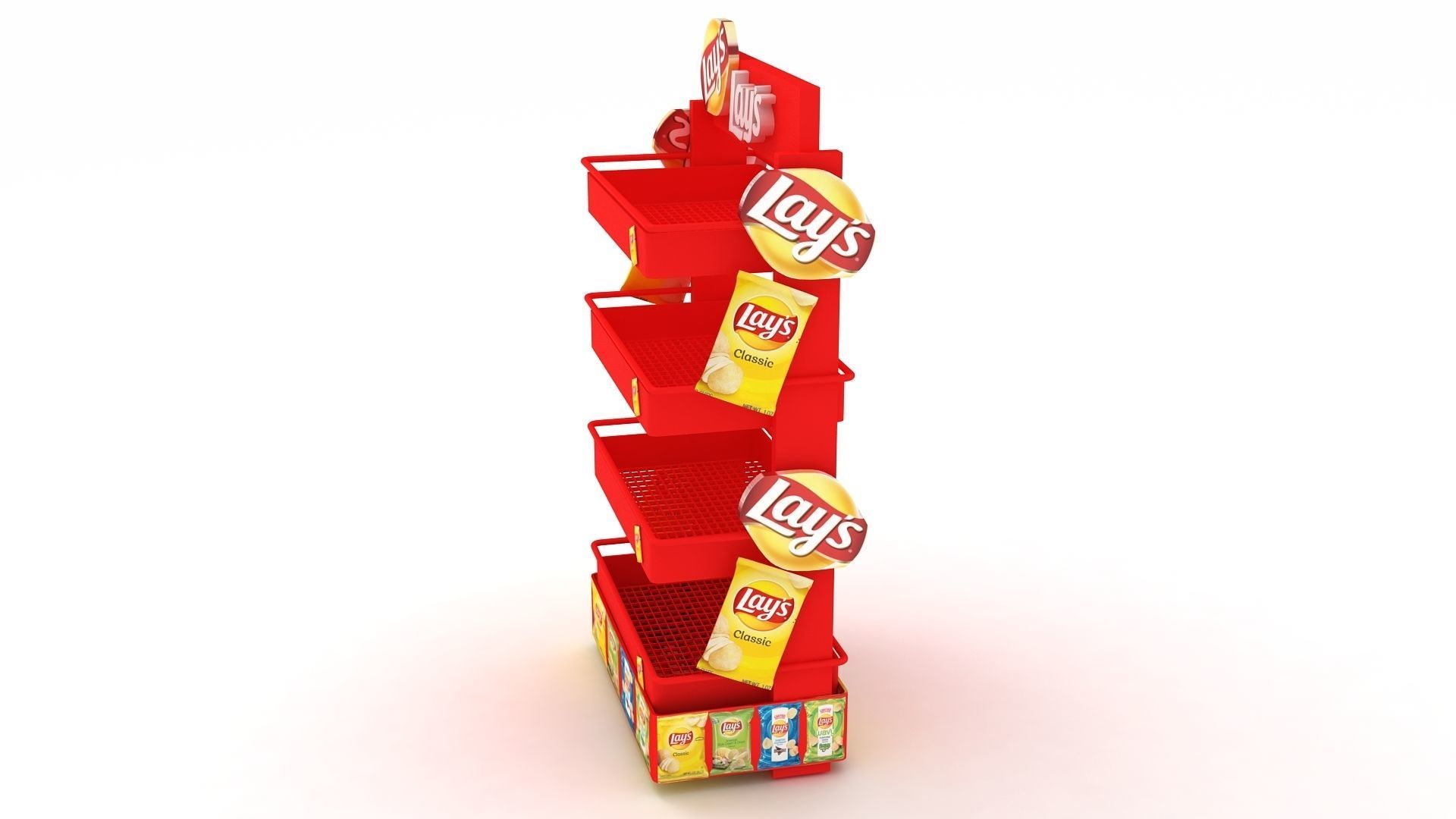 Lays Stand 3D model | CGTrader