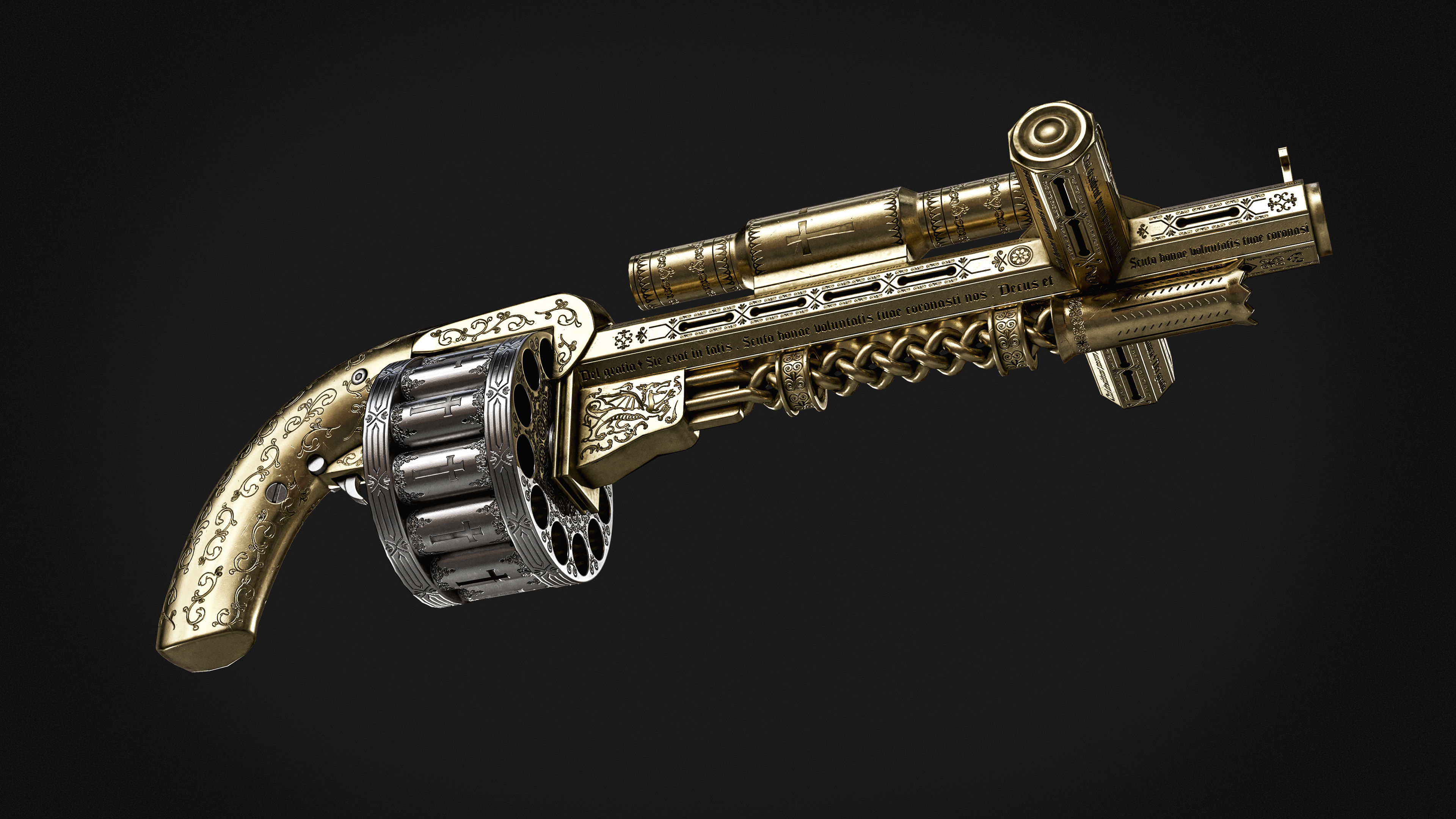 3D model Constantine - Holy Shotgun VR / AR / low-poly | CGTrader