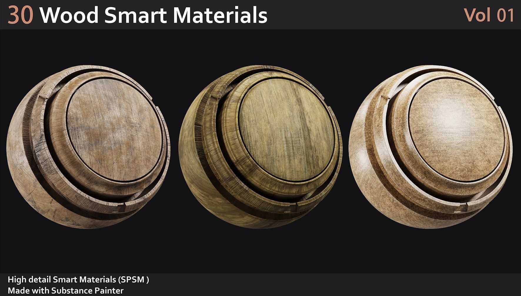 30 Wood Smart Materials Vol1 Texture | CGTrader