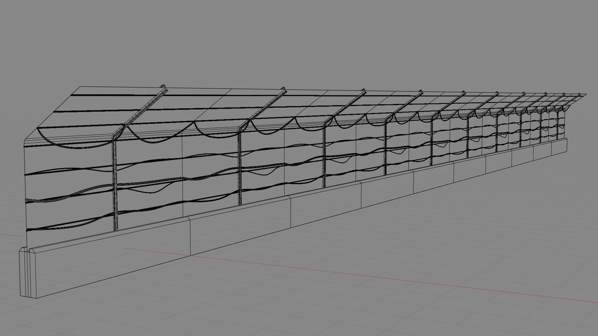 3D model Catch Fence VR / AR / low-poly | CGTrader