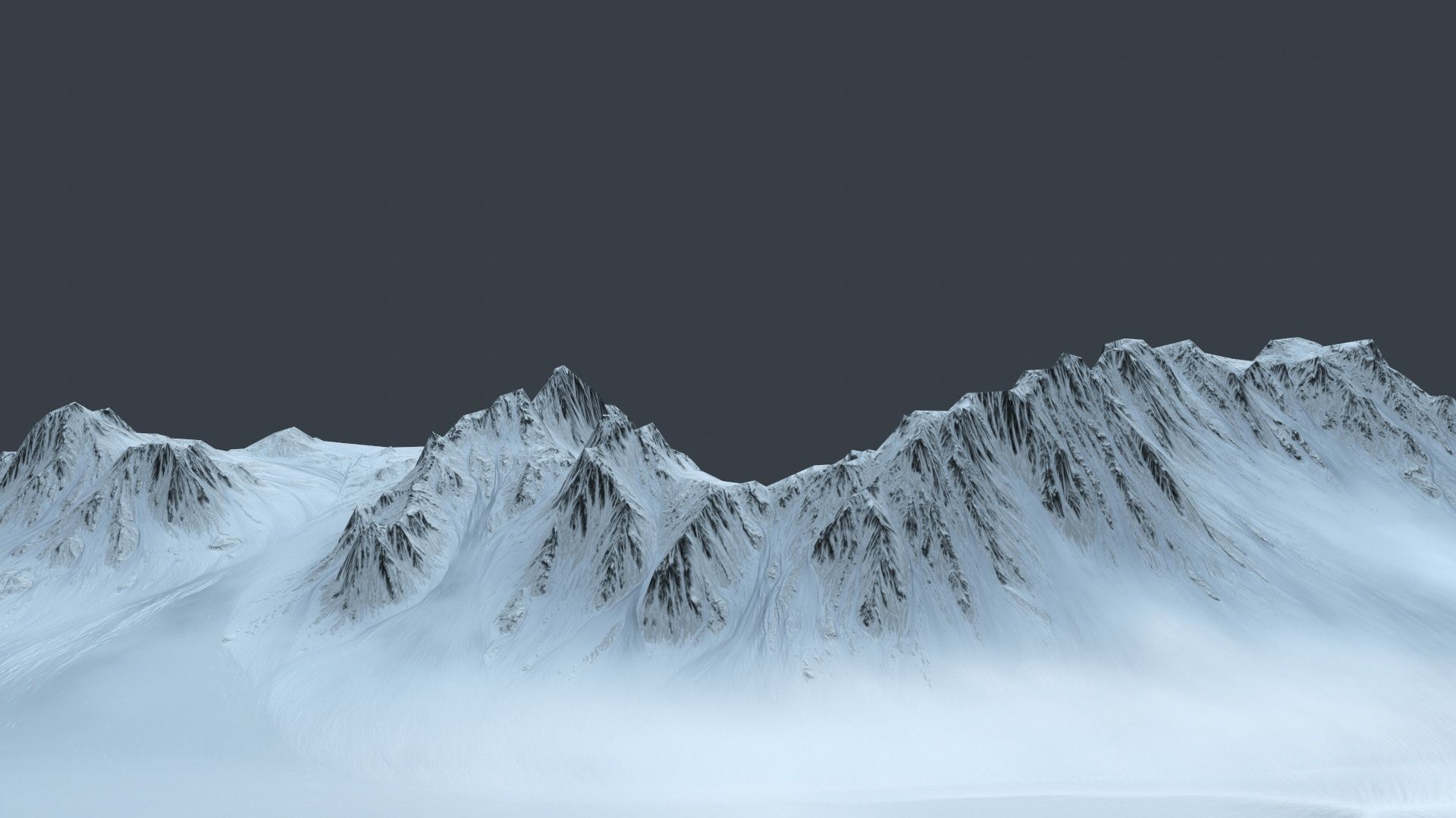3D model Snow Landscapes Collection VR / AR / low-poly | CGTrader