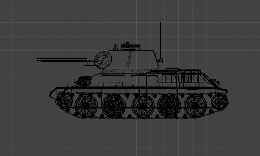 t34-85 3D model | CGTrader