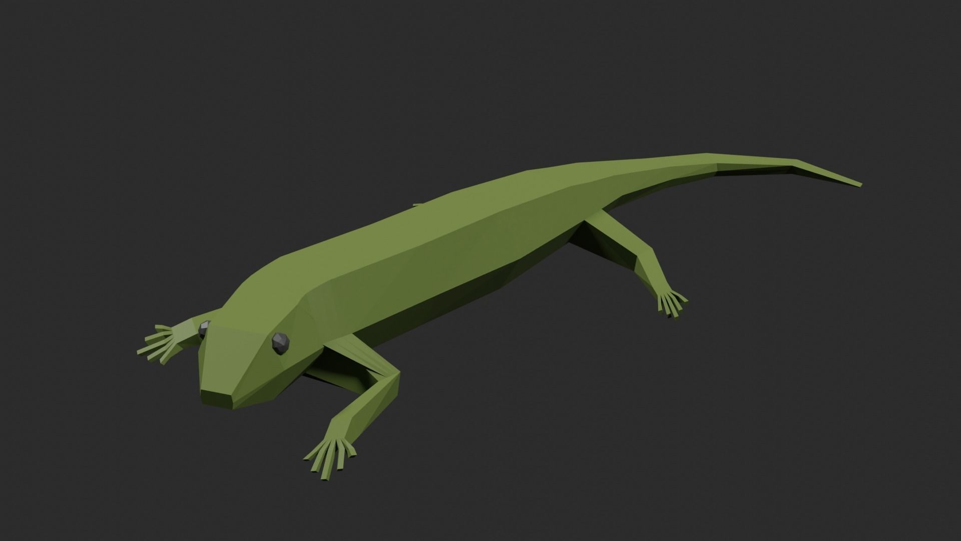3D model Lowpoly Lizard VR / AR / low-poly | CGTrader