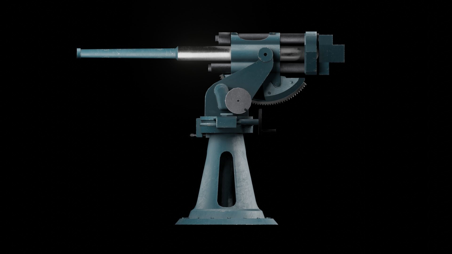 21-K gun 45 mm caliber 3D model | CGTrader