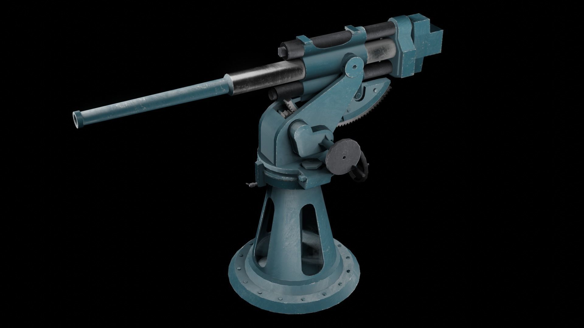 21-K gun 45 mm caliber 3D model | CGTrader