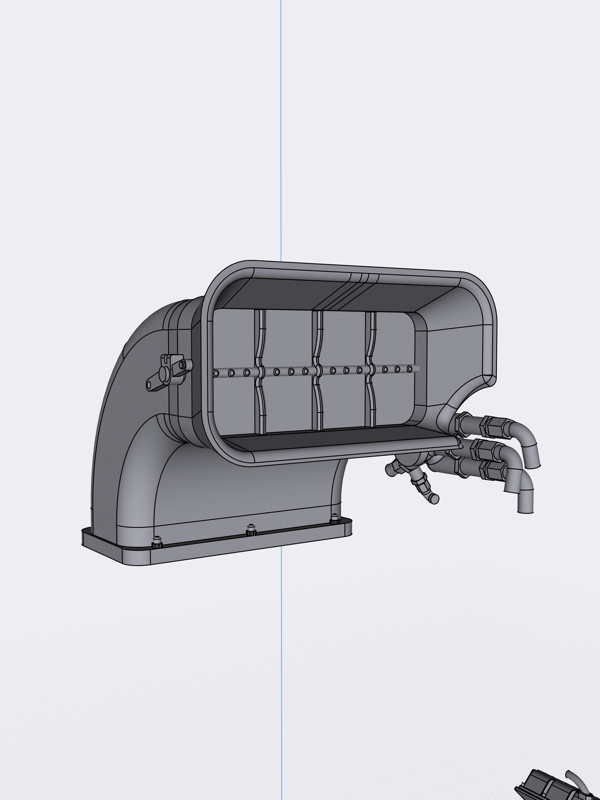 Outlaw PSI Blower Hat and Fuel Block JBR 3D model 3D printable | CGTrader