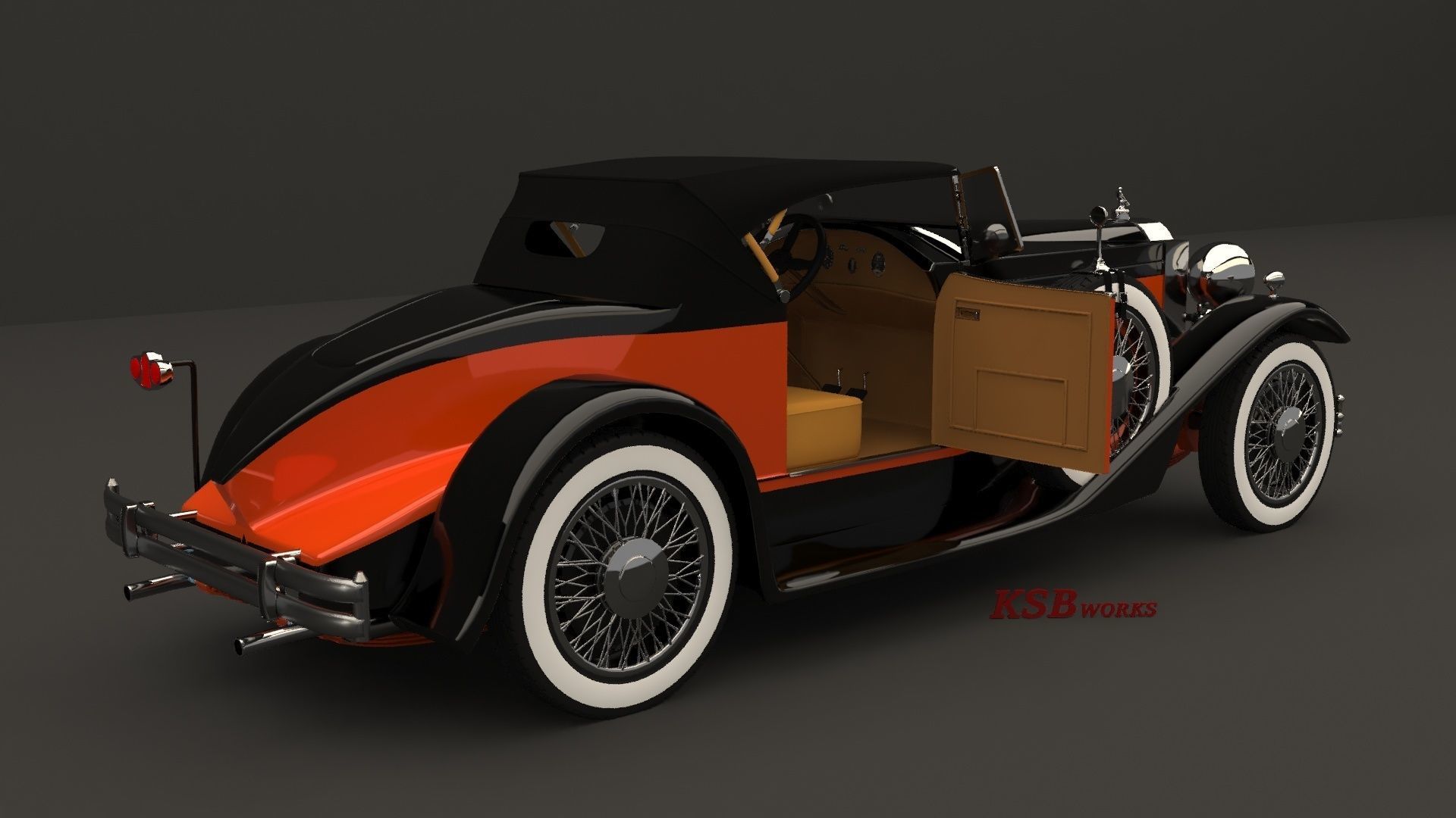 packard 3d model vintage car 3D model | CGTrader