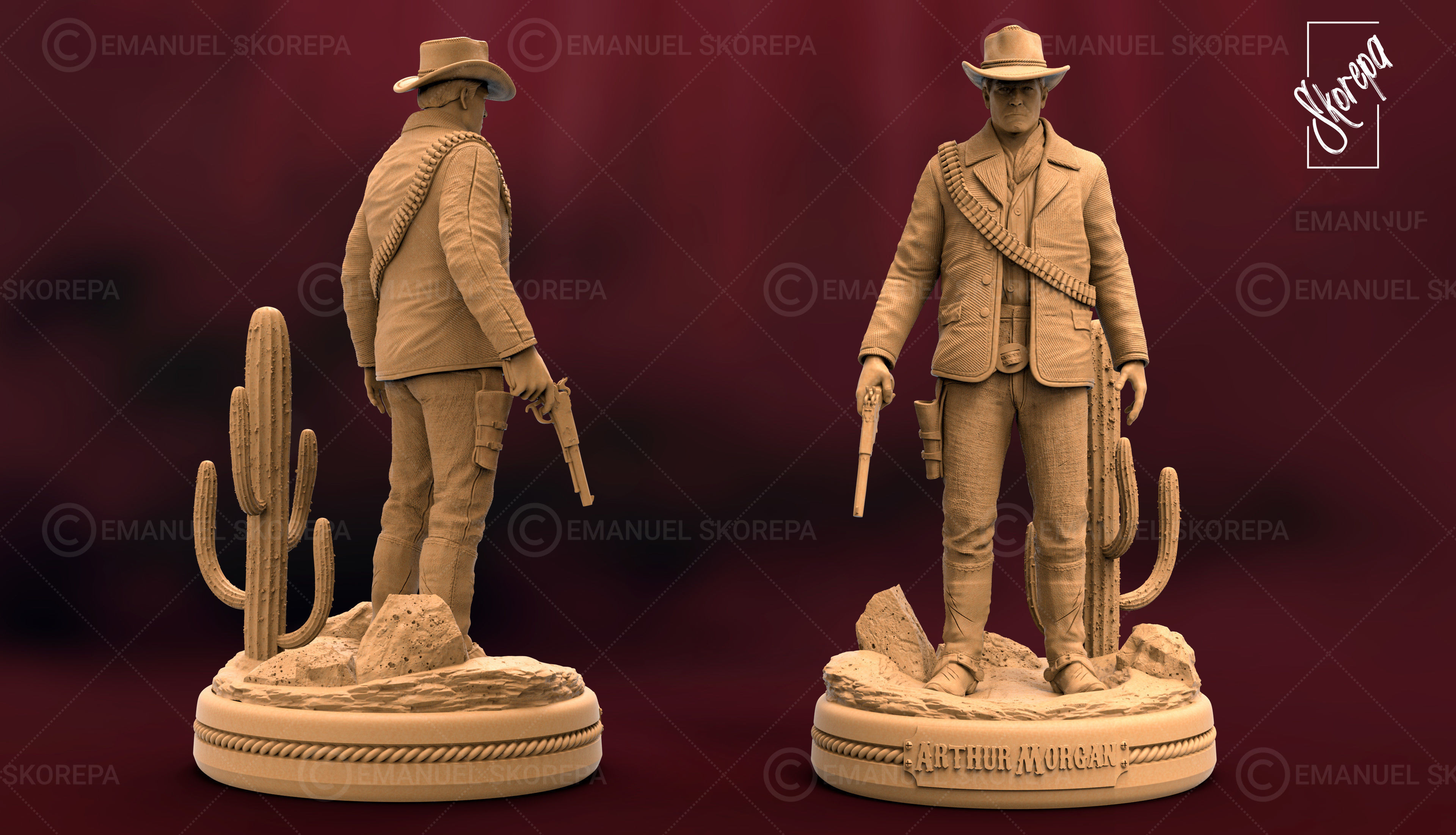 Arthur Morgan 3D model 3D printable | CGTrader