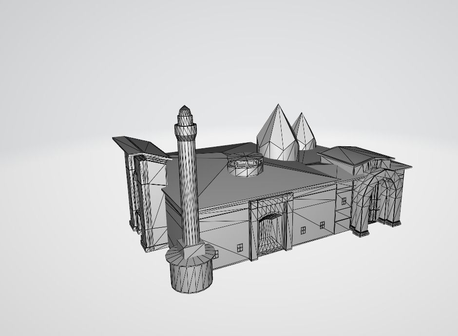 3D model Ulu Cami VR / AR / low-poly | CGTrader