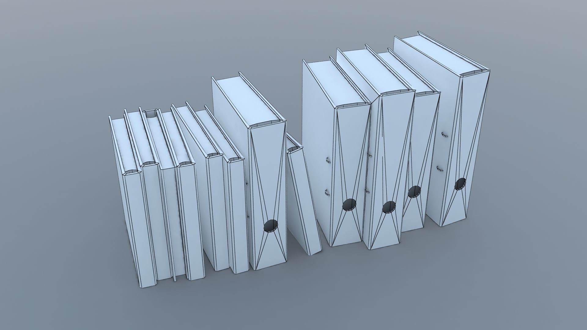 3D model Files And Folders VR / AR / low-poly | CGTrader